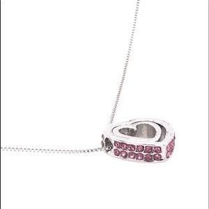 Swarovski | Jewelry | Double The Love Hot Pink Swarovski Pendant | Poshmark